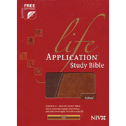 "NIV Life Application Study Bible, TuTone Brown & Tan: 9781414324609 - Buy it cheap at Godrules ...